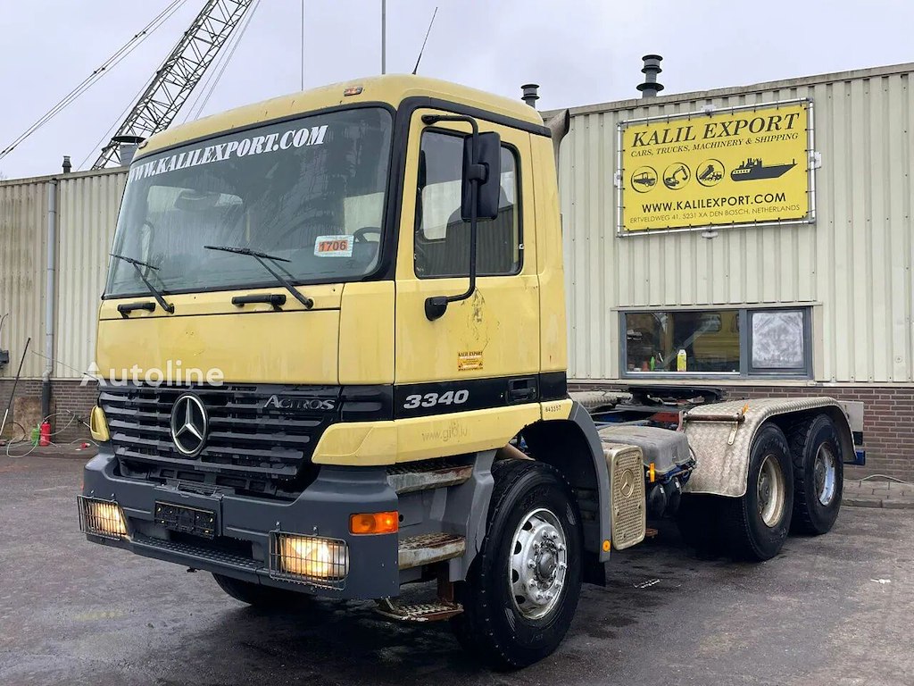 Mercedes-Benz Actros 3340 Heavy Duty Tractor 6x4 V6 Manual Gearbox Full Steel kamion šasija