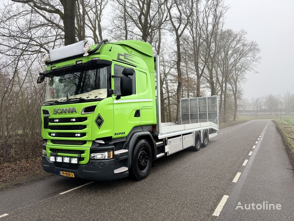 Scania R520 V8 6X2 Machine Transporter / Oprij Vrachtwagen Euro 6 Autom kamion šasija