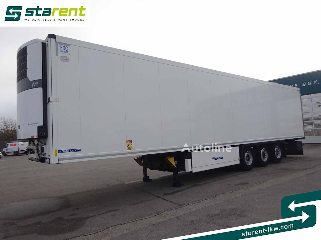 Krone Thermotrailer Thermo King A400 Advancer, Doppelstock, Liftachse, poluprikolica hladnjača