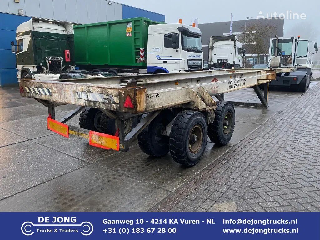 Buiscar HD 36 / 36 Ton / 20 FT - 30 FT / Skeletal / Port Trailer poluprikolica za prevoz kontejnera