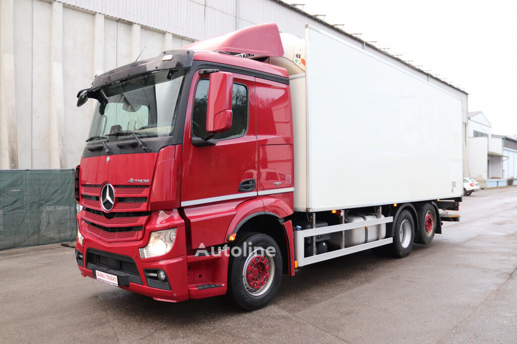 Mercedes-Benz Actros 2545 E6 T1200R Rohrbahnen LBW Lift Lenk kamion hladnjača