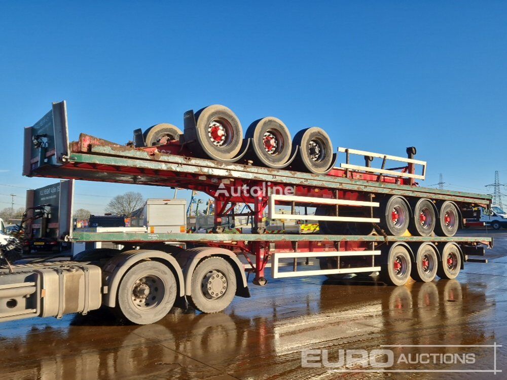 Prodaje se SDC Trailer Tri Axle Flat Bed Trailer (3 of) poluprikolicu platformu na aukciji