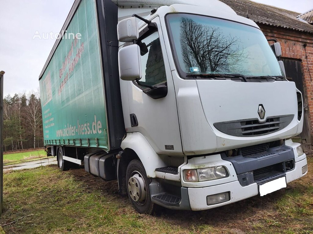 Renault MIDLUM 12.220 kamion sa klizna zavesa cerada