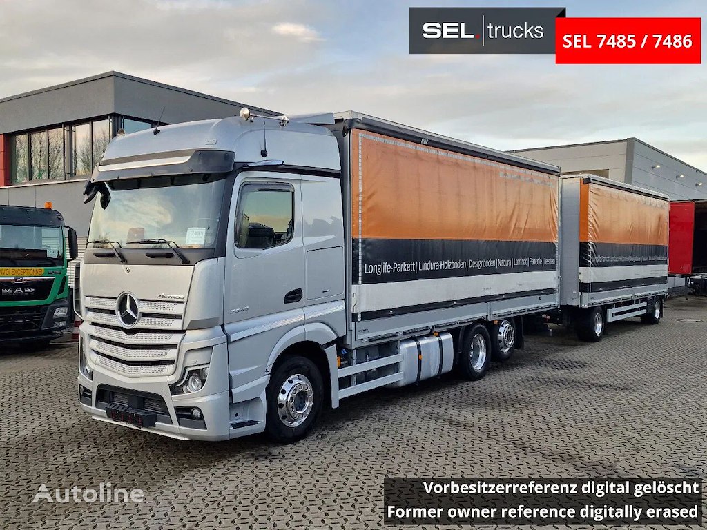 Mercedes-Benz Actros 2545 Retarder / Alu-Felgen / Aluklappen / Xenon / Navi kamion sa klizna zavesa cerada