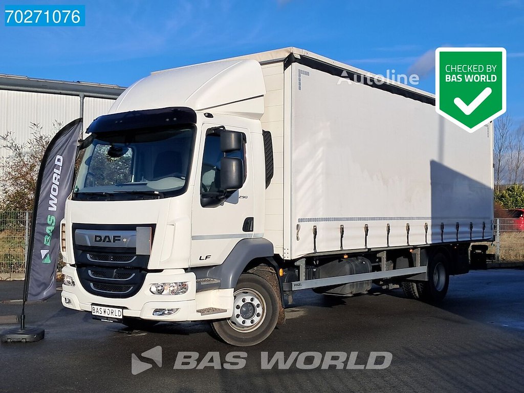 DAF LF 290 4X2 16tonner Automatic Ladebordwand ACC Euro 6 kamion sa klizna zavesa cerada