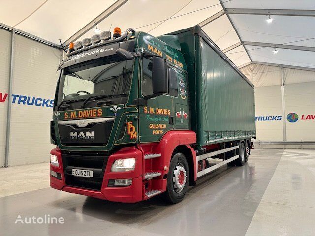 MAN TGS 26.360 6x2 Sleeper Cab Curtainsider kamion sa klizna zavesa cerada