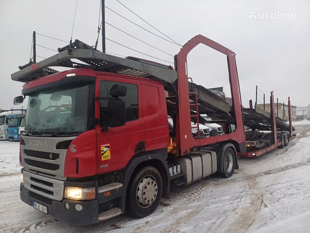 Scania + LOHR 2008 autotransporter + prikolica autotransportera