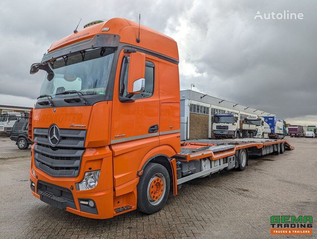 Mercedes-Benz Actros 1943 4x2 Gigaspace Euro6 + Polkon 2-Axle Trailer - Winch autotransporter