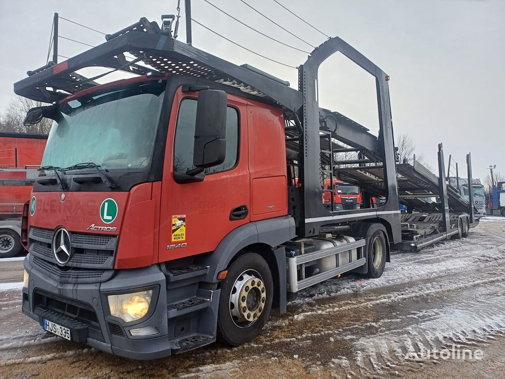 Mercedes-Benz +Lohr 2007 autotransporter + prikolica autotransportera