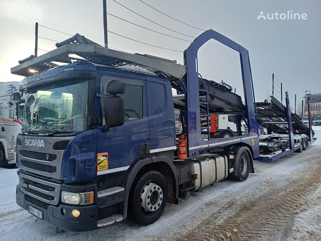 Scania + LOHR 2004 autotransporter + prikolica autotransportera