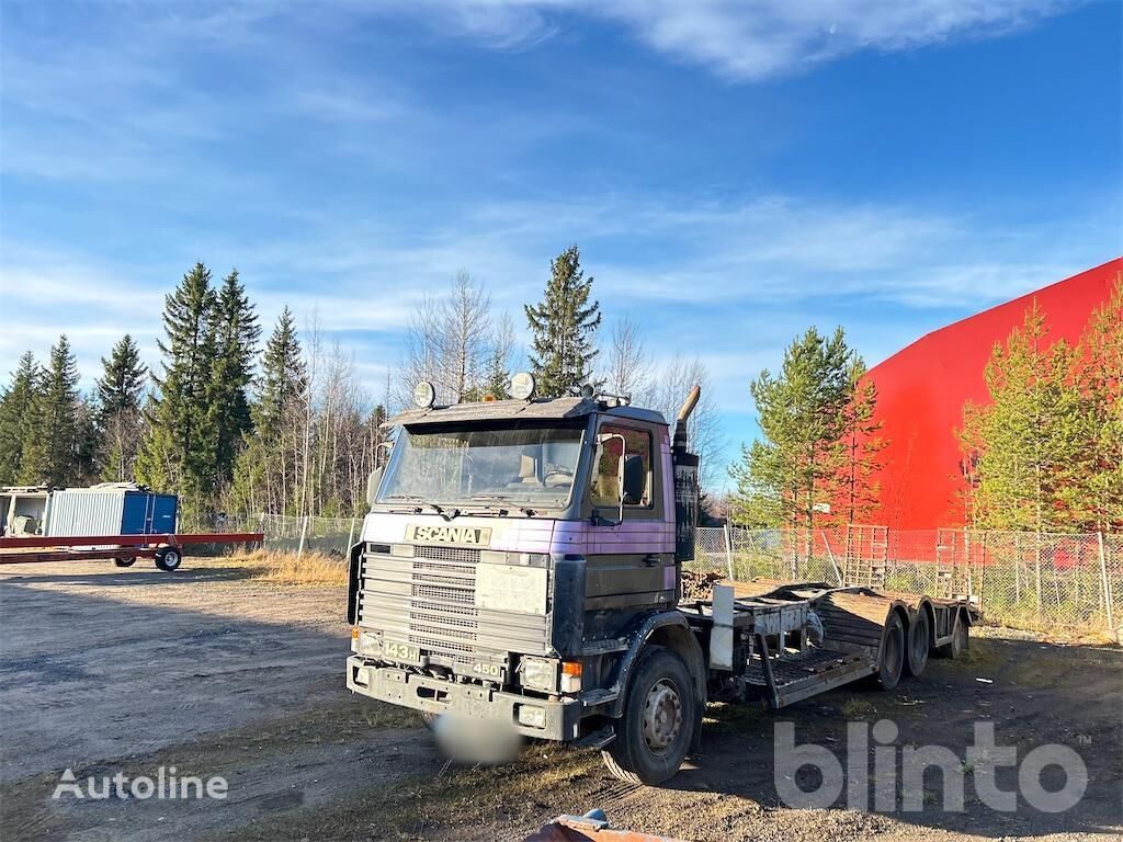 Prodaje se Scania T143HL6X2FÖRLÄNGD autotransporter na aukciji