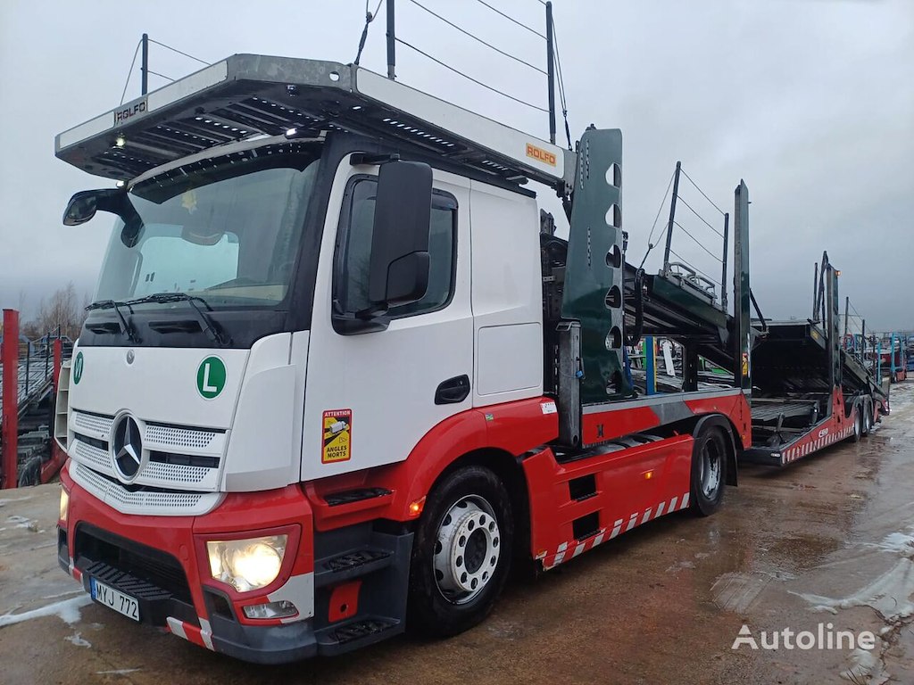 Mercedes-Benz +ROLFO 2014 autotransporter + prikolica autotransportera