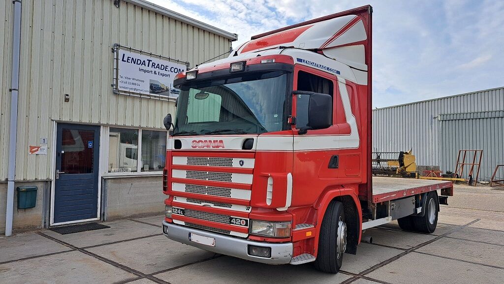 Scania 124.420 * 3 Pedalen + Retarder * kamion platforma