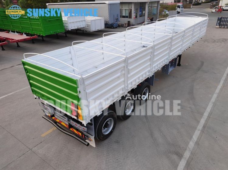 Nova Henred type13M dropside trailer poluprikolica sa ravnom platformom