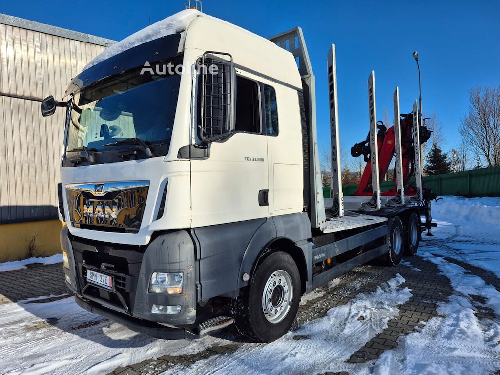 MAN TGX 33.500 kamion za prevoz drva