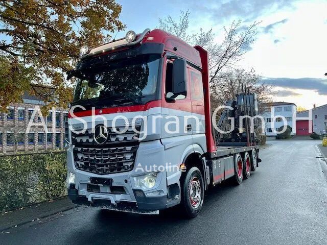 Mercedes-Benz Actros 3263 8x4 Jonsered Holztransporter/Retarder/Euro 6 kamion za prevoz drva