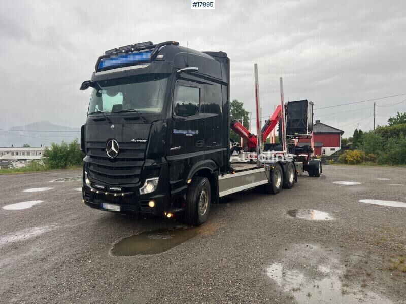 Mercedes-Benz Actros 6x4 w/ M12L89 Palfinger Timber Crane WATCH VIDEO kamion za prevoz drva