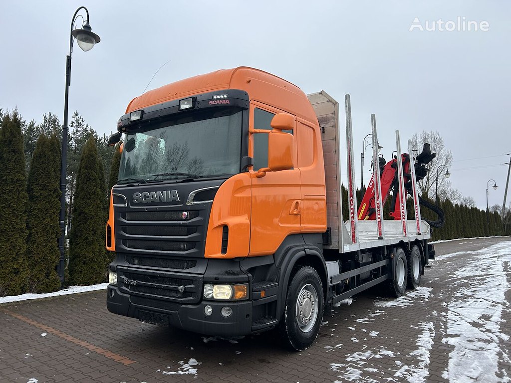 Scania R500 6x4 v8 EPSILON M120z96 2013 kamion za prevoz drva