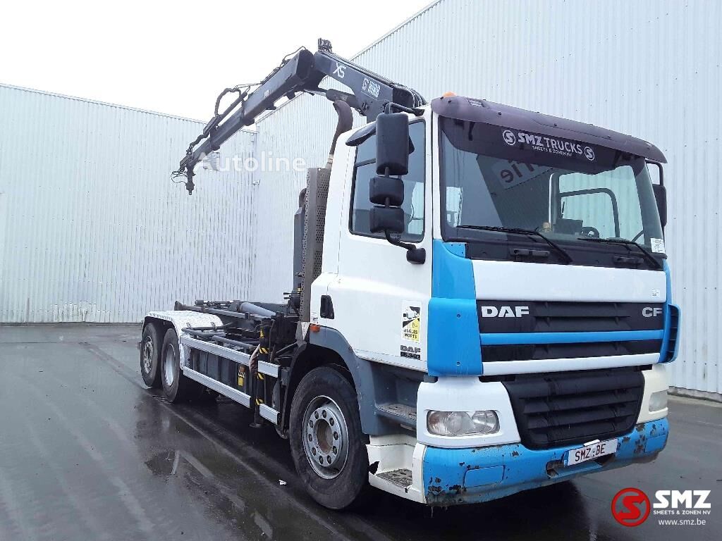 DAF 85 CF 340 Hiab 122B2 +remote vozilo za prevoz kontejnera