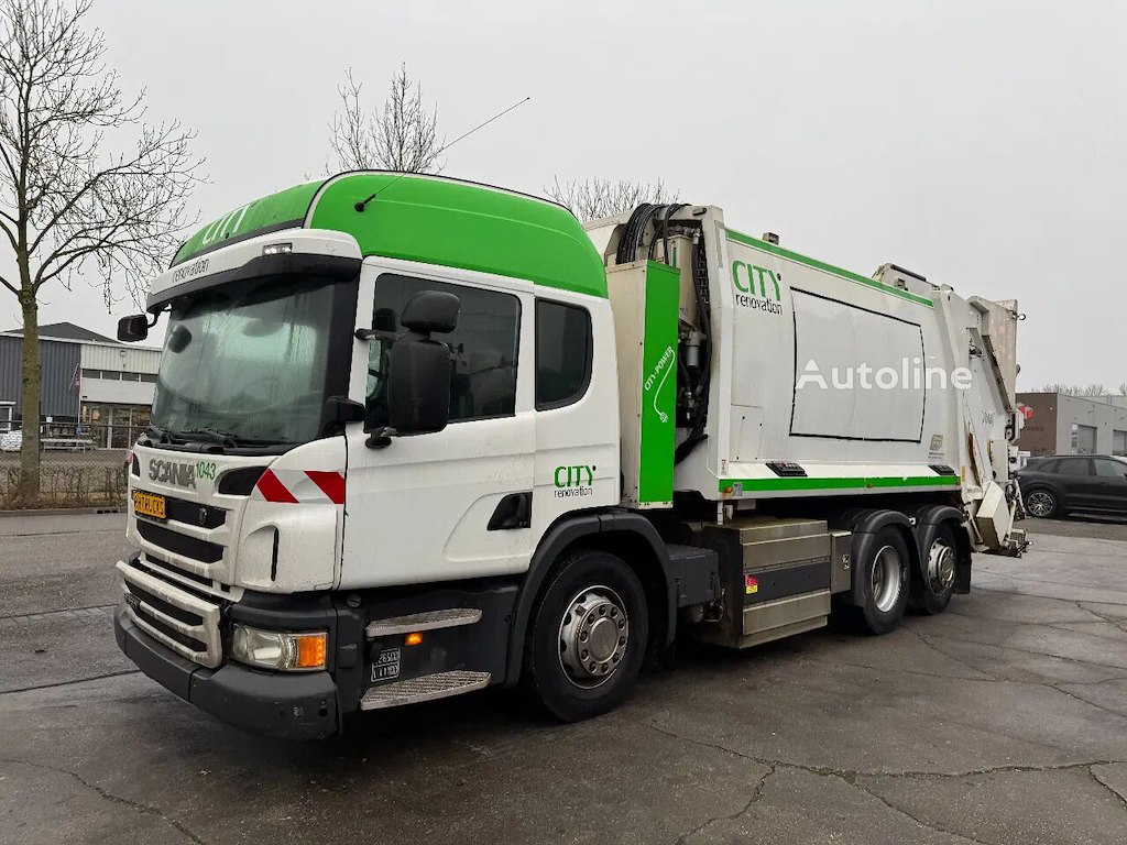 Scania P280 6X2 - EURO 6 + CNG + JOAB BINLIFT L77 kamion za smeće