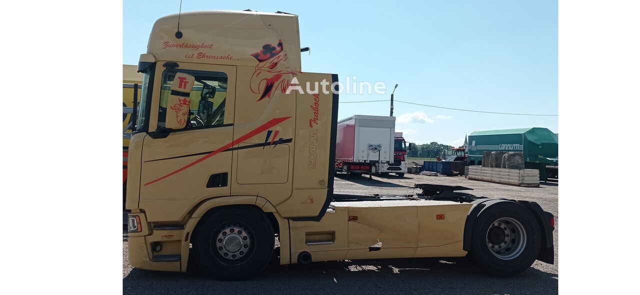 Scania R500 Retarder Rahmen schaden verdreht tegljač