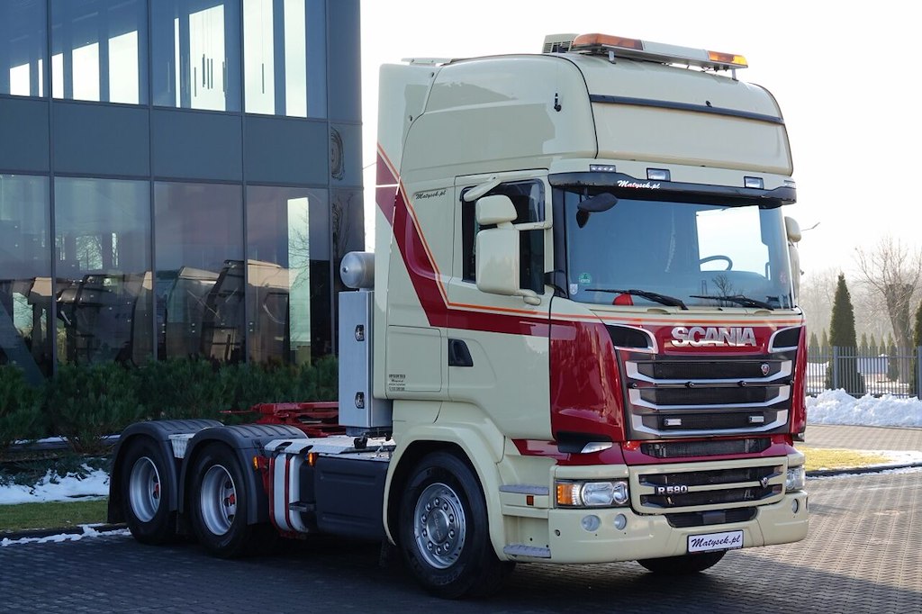 Scania R 580 / V8 / 6x4 / DMC: 95.000 KG / I-PARK COOL/ OPTICRUISE / 3 tegljač