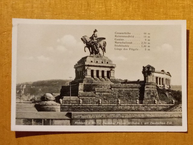 Nemačka - Germany - Koblenz - Koblenc - Spomenik