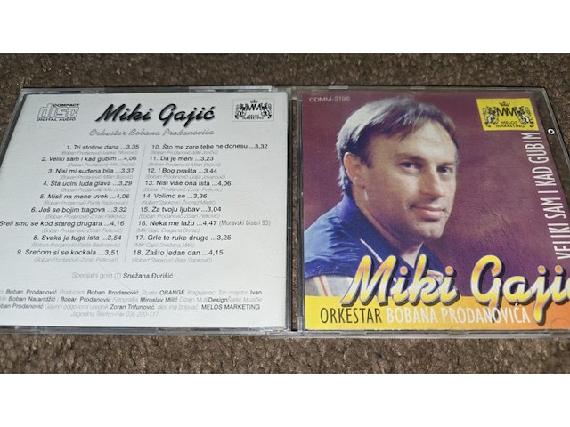 Miki Gajić - Veliki sam i kad gubim , ORIGINAL