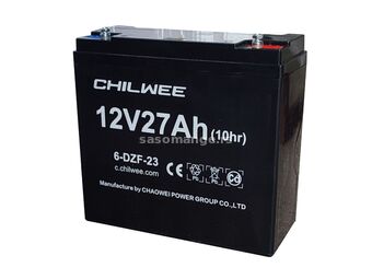 Baterija (akumulator) CHILWEE 12V/27Ah GRAPHENE Black Gold Series za elektro bicikl