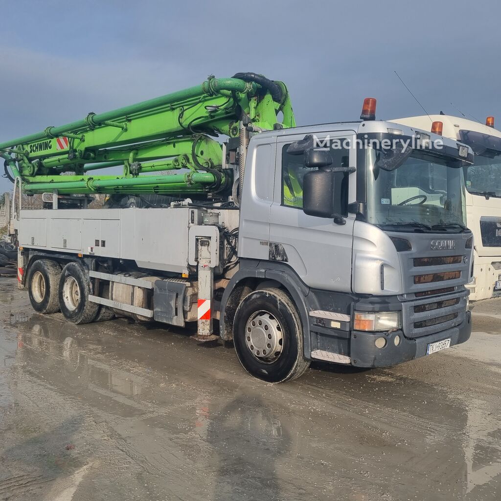 Schwing 34X na šasiji Scania P 340 pumpa za beton