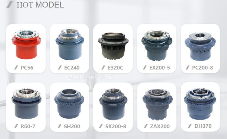 Komatsu travel reduction PC56 R60-7 EC240 SH200 E320C SK200-8 EX200-5 ZA menjač za Sumitomo for excavator parts bagera
