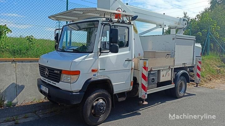 Mercedes-Benz 816 4x4 plošina auto dizalica s korpom