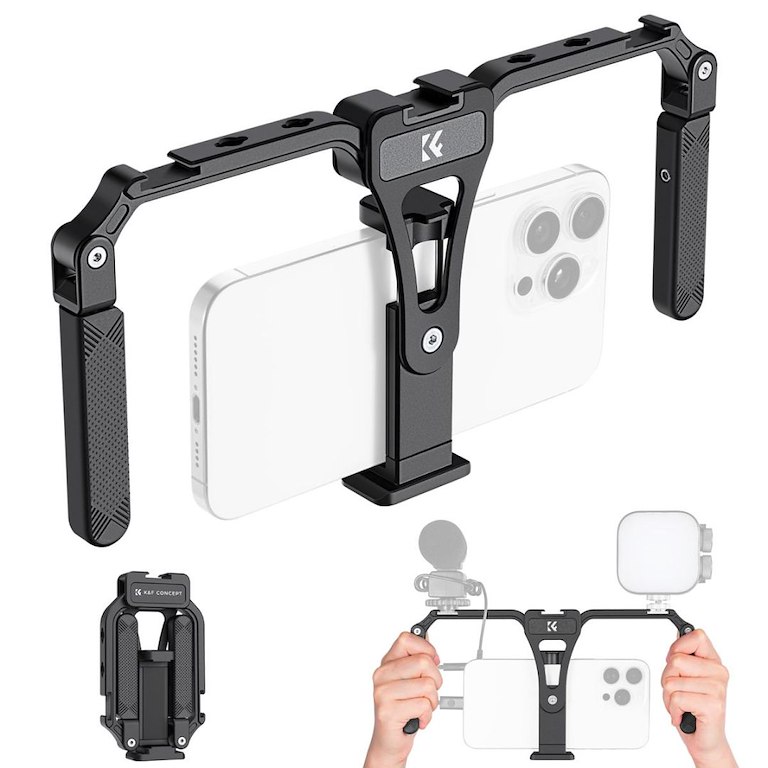 K&F Concept Smartphone Video Rig with Dual Handles KF31.092