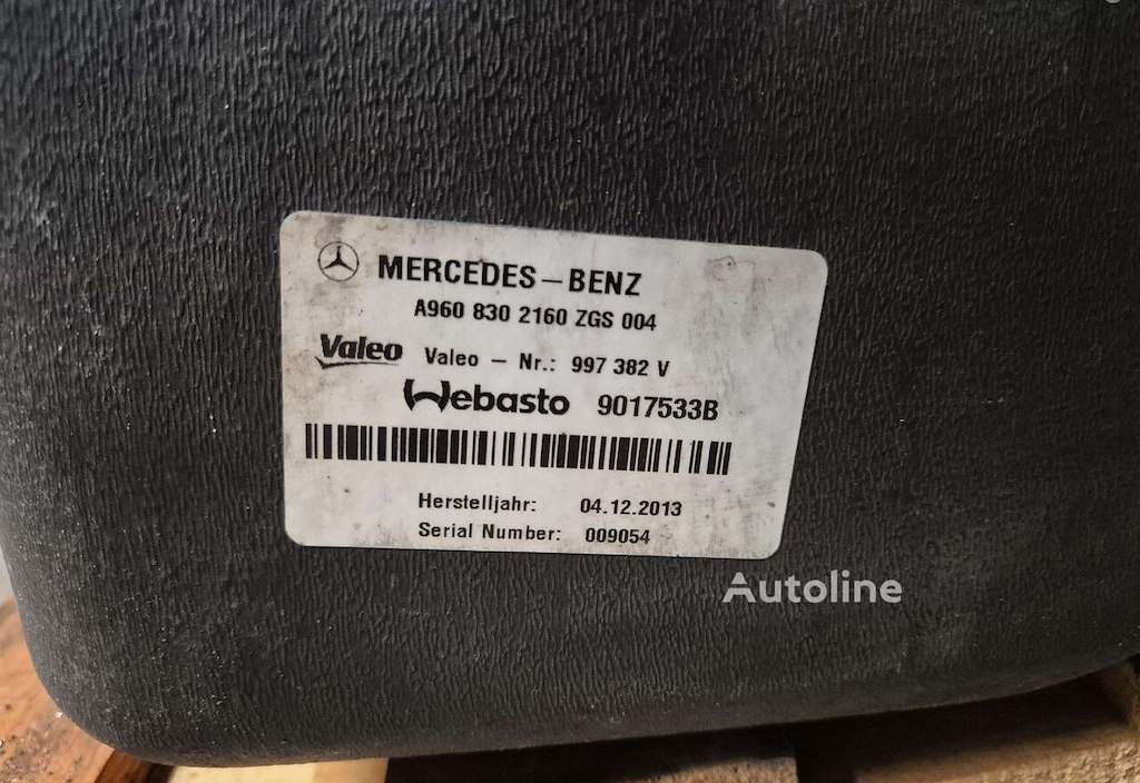 Webasto modulis kabinos kondicionavimo 9608302160 auto grejač za Mercedes-Benz ACTROS tegljača