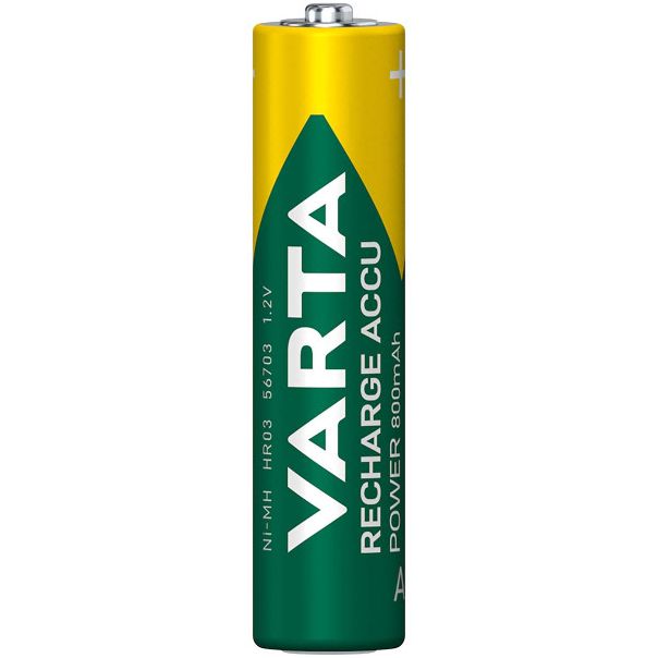 VARTA Punjiva baterija AAA NiMH 800mAh HR03, 4 kom (cena po komadu)