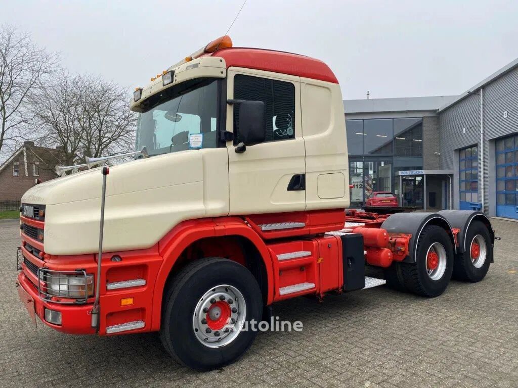 Scania T144-460 / HYDRAULICS / RETARDER / BIG AXLE / FULL STEEL / BELGI tegljač