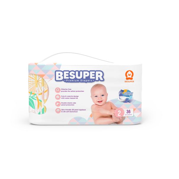 BESUPER Premium Pelene 2 (S, 3-8 kg) 36 kom