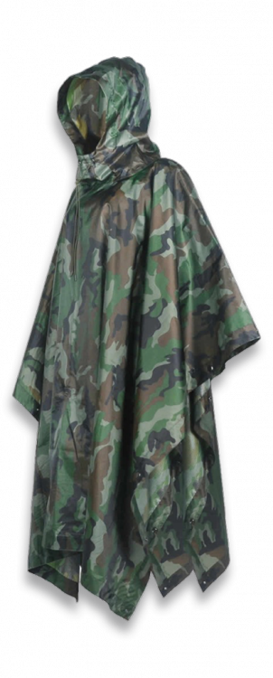 Kišna kabanica Albainox Poncho Camo