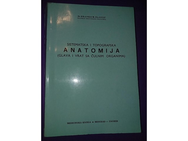 Sistematska i Topografgska Anatomija  Glava i vrat