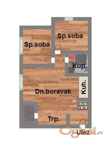 Trosoban stan - 58m2 - Adice!