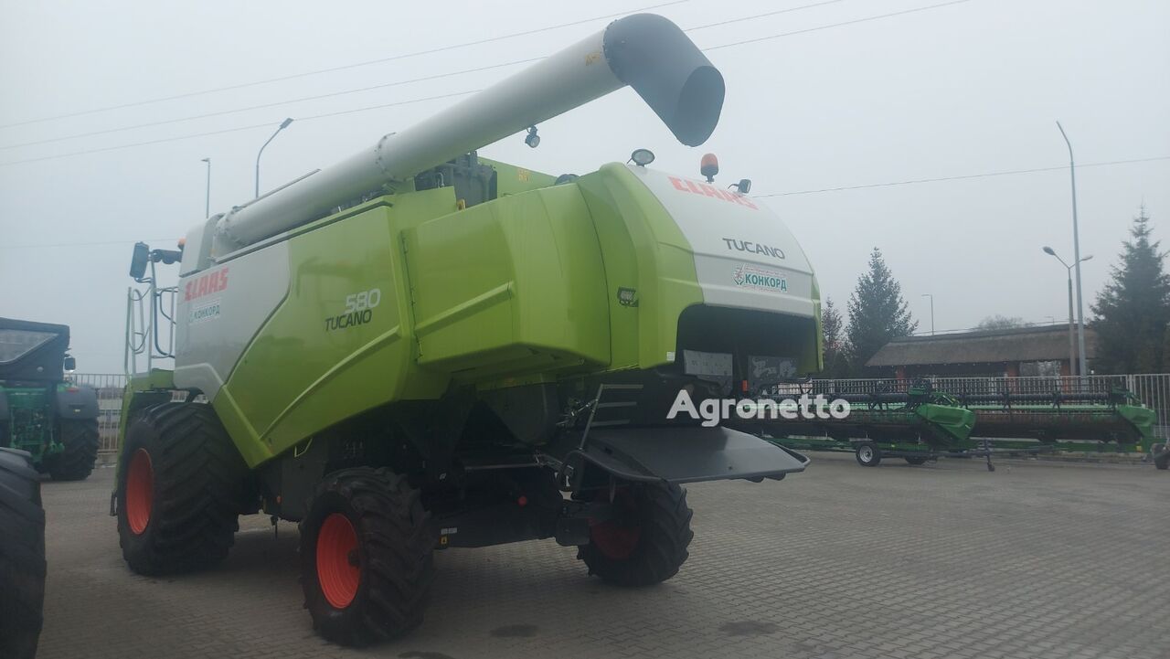 Claas Tukano 580 + Vario zhatka na vizku kombajn za žito