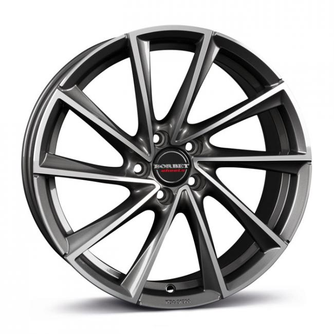 BORBETVTX GRAPHITE POLISHED 18x8-5/112