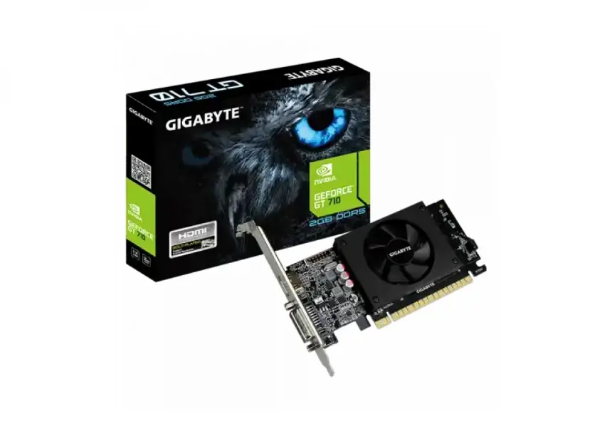 Grafička karta PCI-E Gigabyte GT710 2GB DDR5 64 bit HDMI/DVI