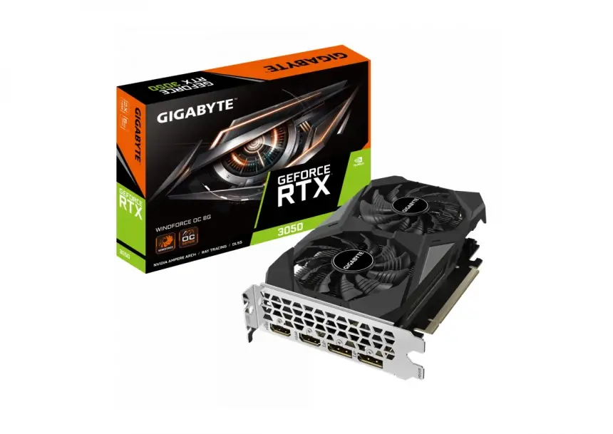 Grafička karta Gigabyte GeForce RTX 3050 WINDFORCE 6GB 128bit DVI/HDMI/DP