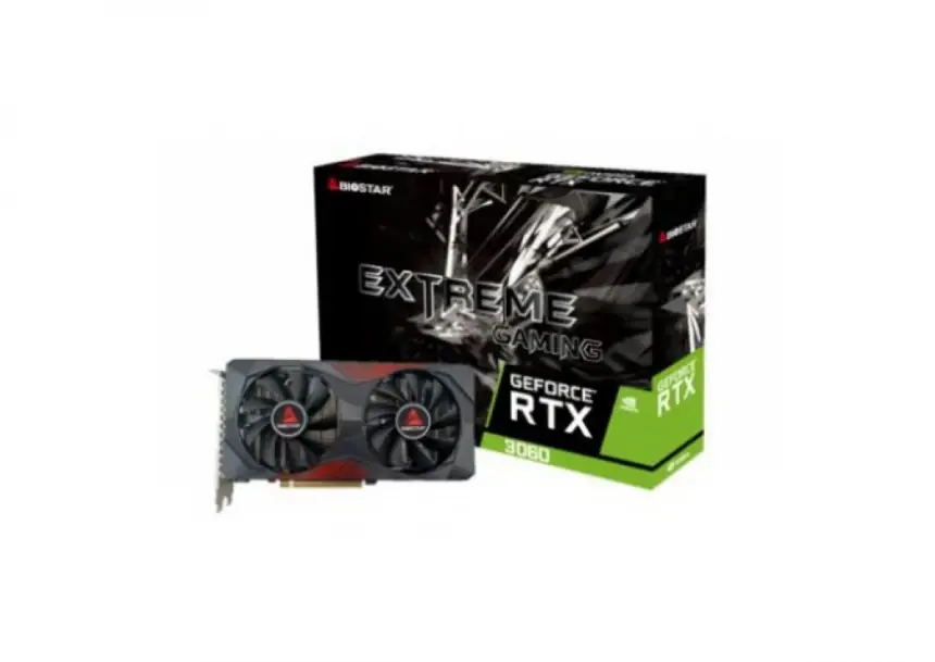 SVGA PCIE BIOSTAR RTX3060 GGDR6 12GB 192bit 3xDP/HDMI (VN3606RML9)