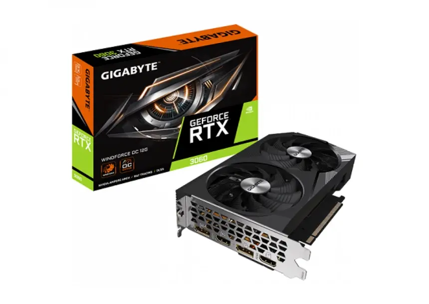 Gigabyte GeForce RTX 3060 WINDFORCE OC 12G GDDR6