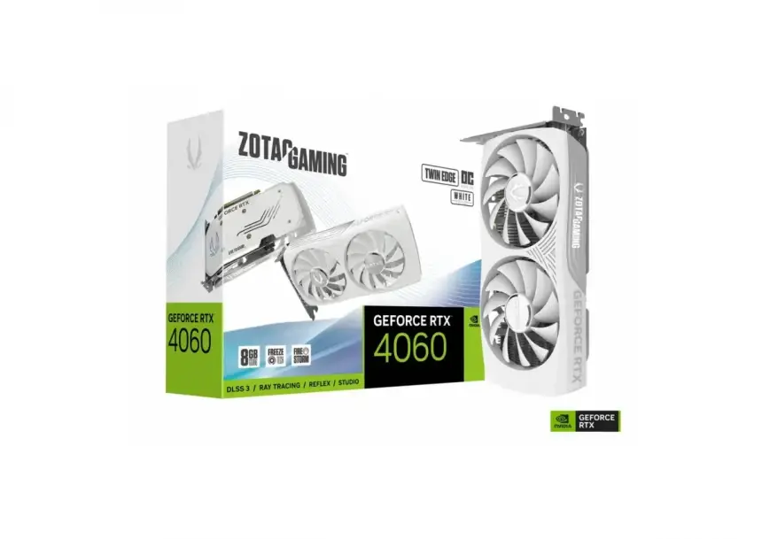 Grafička karta Zotac GAMING GeForce RTX 4060 Twin Edge OC White Edition 8GB DDR6 128 bit 3xDP/HDMI