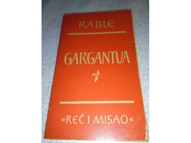 Rable, Gargantua, Reč i Misao