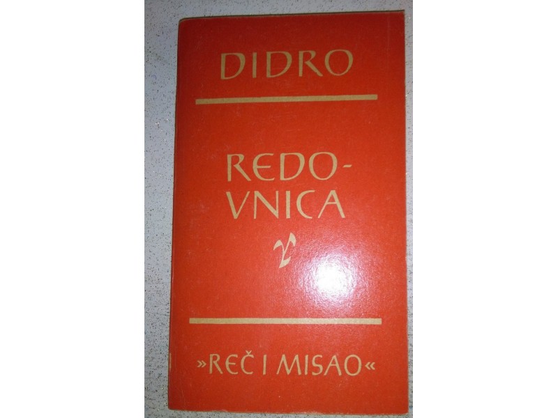 Denis Didro - Redovnica, Reč i Misao