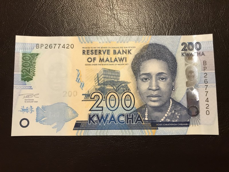 MALAWI 200 KWACHA. UNC.